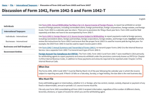 1042-S表格 【最新2019 CPT/OPT在校工作报税全解析】 - Tax Panda